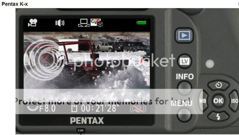 Aperture control during video shooting with K-x ? - PentaxForums.com